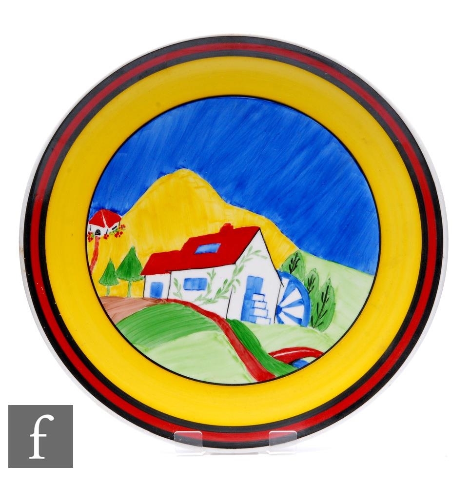 Clarice Cliff | A contemporary Bizarre Craft pottery wall plaque by ...