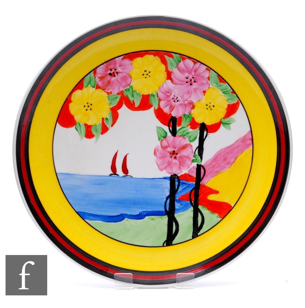 Clarice Cliff | A contemporary Bizarre Craft pottery wall plaque by ...