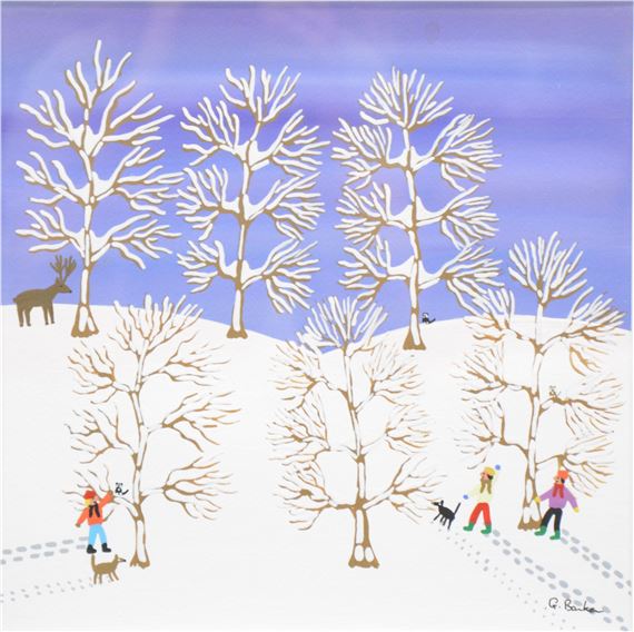 Gordon Barker | Gordon Barker, Stag on the Hill (20th Century) | MutualArt