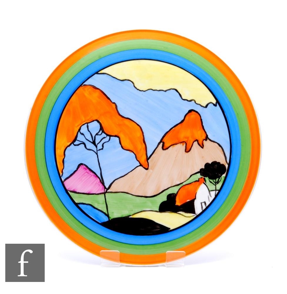 Clarice Cliff | A contemporary Bizarre Craft pottery wall plaque by ...