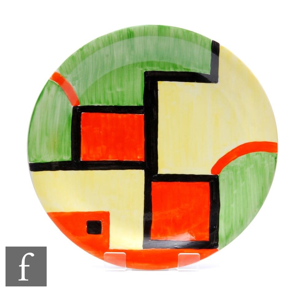 Clarice Cliff | A contemporary Bizarre Craft pottery plate by Bizarre ...