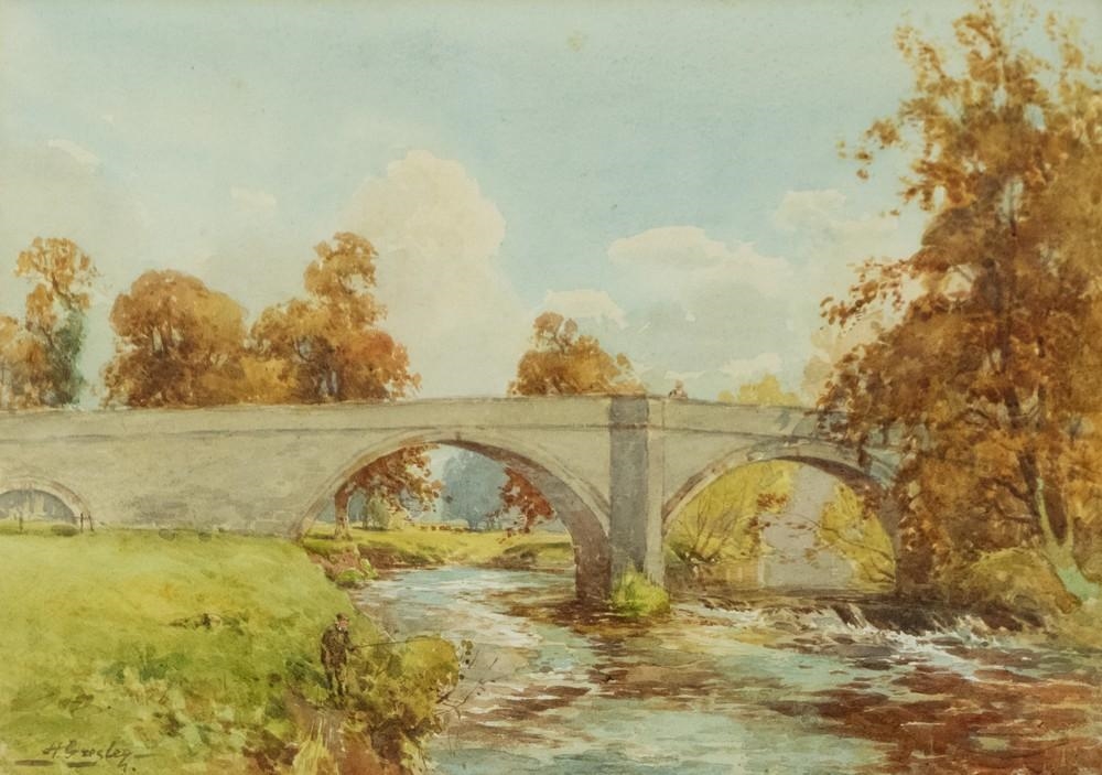 Harold Gresley | River Dove at Norbury Bridge | MutualArt