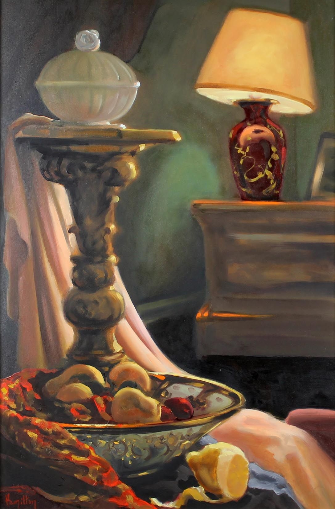 Ken Hamilton | Still Life with Lamp | MutualArt
