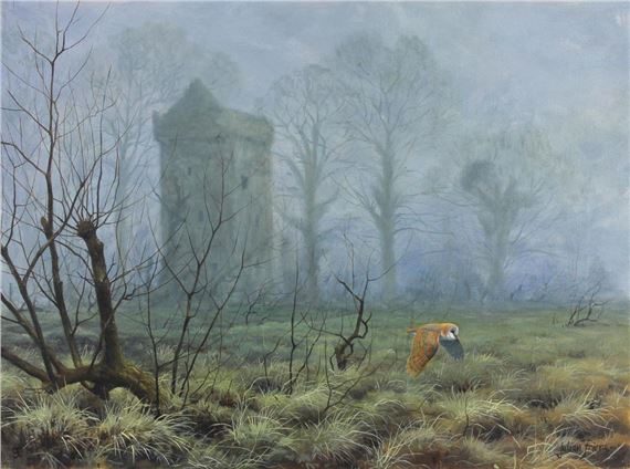 Julian Friers | Owl in Flight | MutualArt