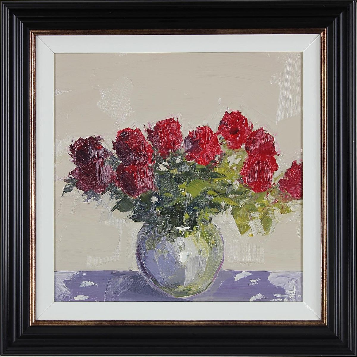 Vivek Mandalia | Red Flowers in a Vase | MutualArt