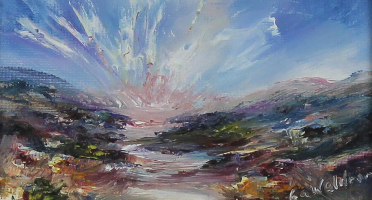 Carol Ann Waldron | Light on an Irish Hillscape | MutualArt