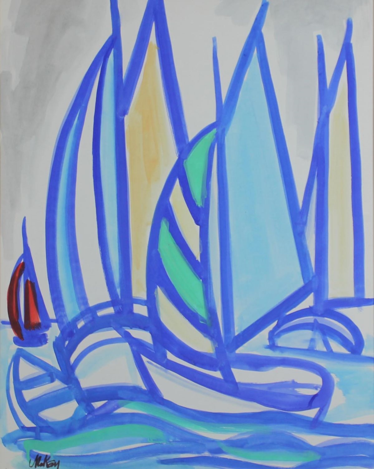 Markey Robinson | Blue Sails | MutualArt