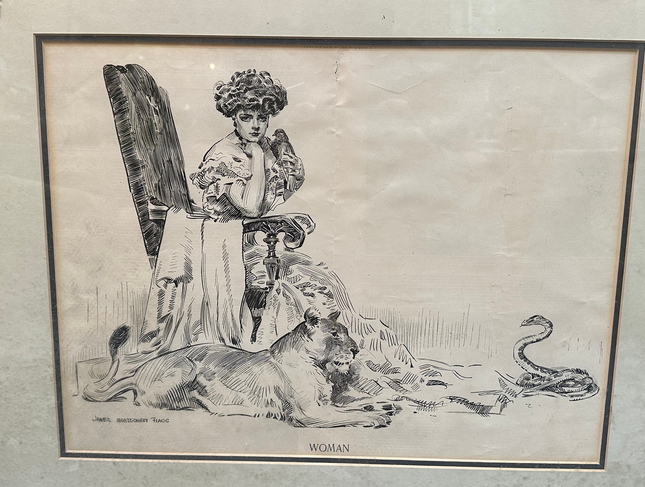 James Montgomery Flagg | JAMES MONTGOMERY FLAGG Gibson Girl Lithograph ...