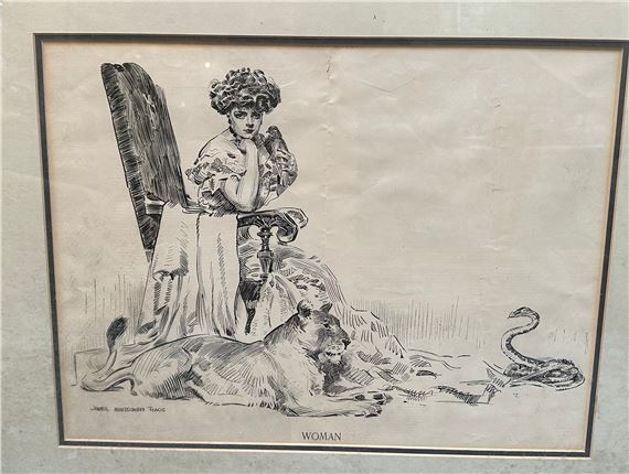 James Montgomery Flagg | JAMES MONTGOMERY FLAGG Gibson Girl Lithograph ...
