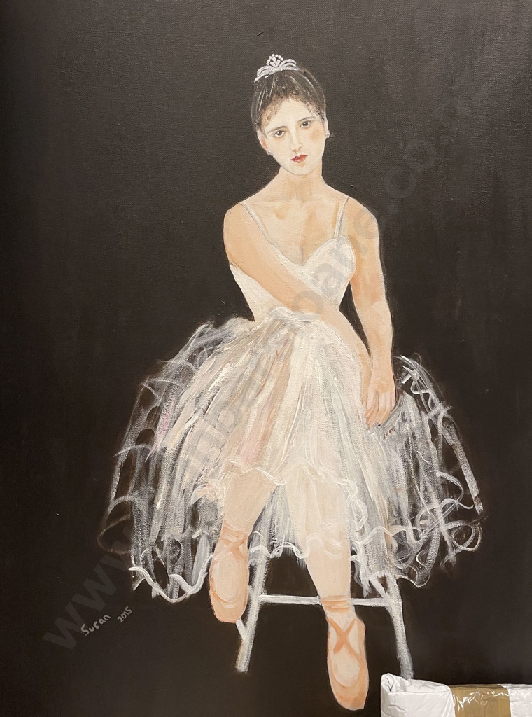 Susan Adams | Seated Ballerina, Seated Ballerina with Black Top ...