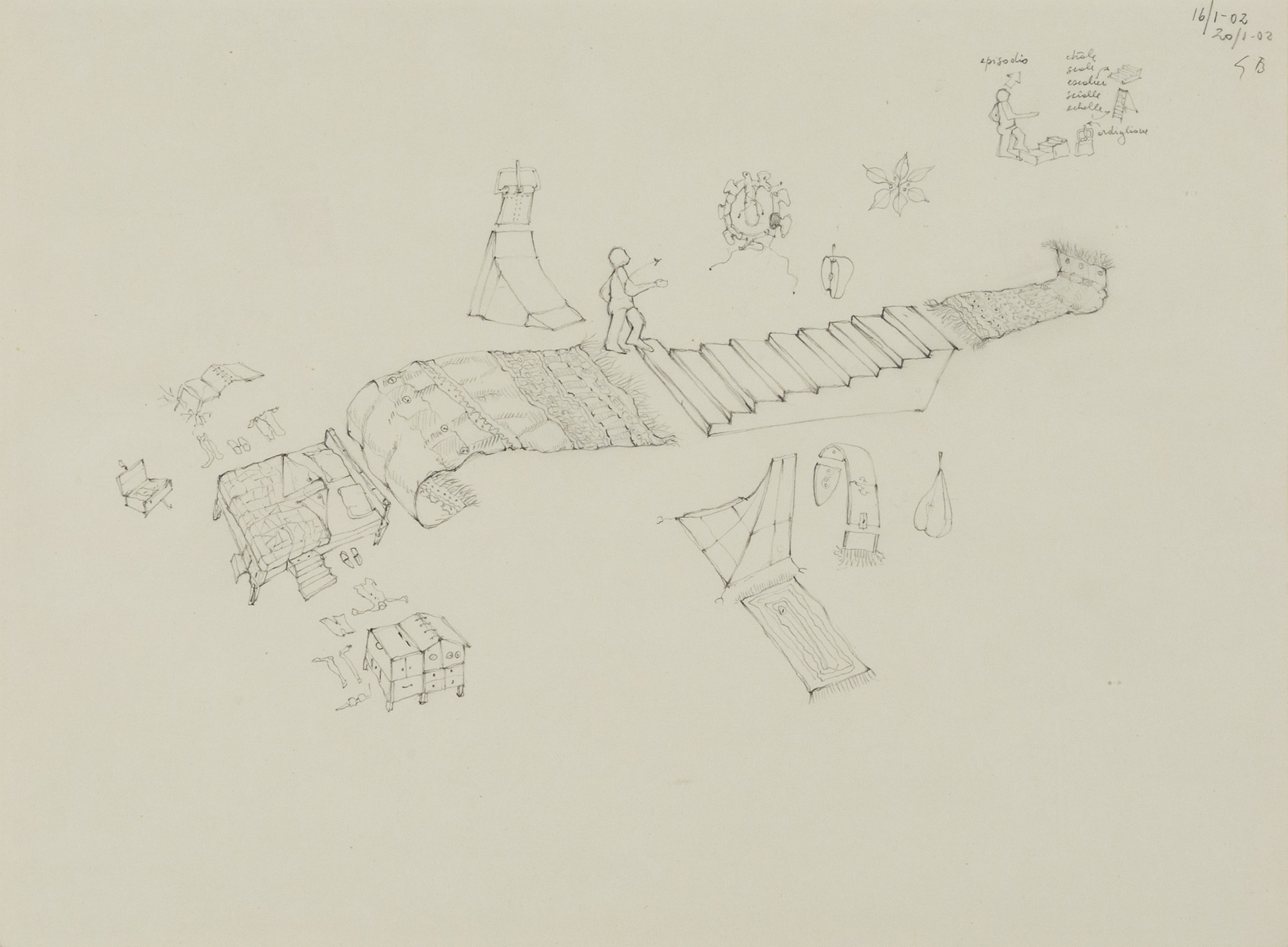 Gianfranco Baruchello | Senza titolo 2002 (2002) | MutualArt