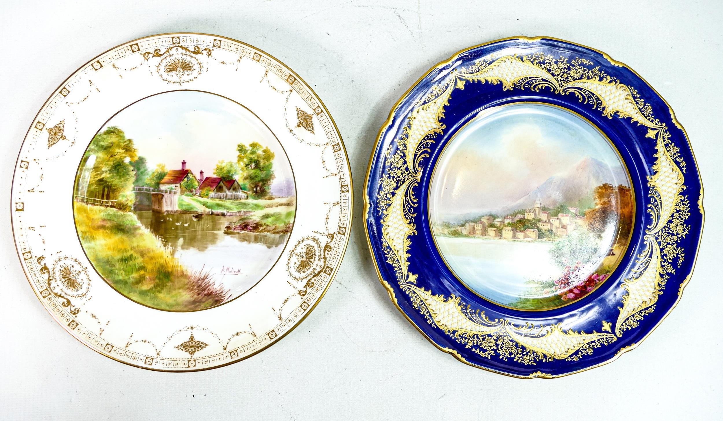 Royal Doulton | Two Royal Doulton hand painted cabinet plates ...