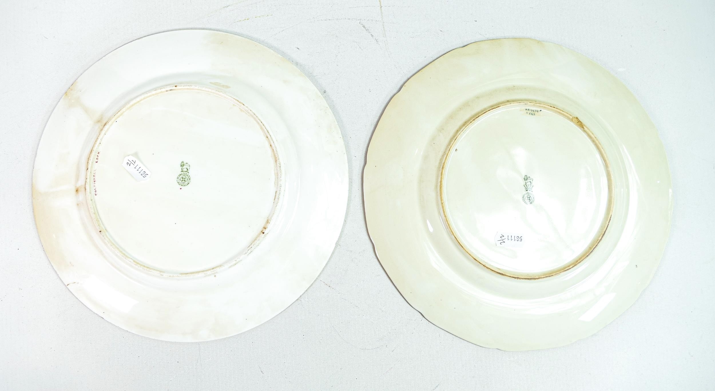 Royal Doulton | Two Royal Doulton hand painted cabinet plates ...