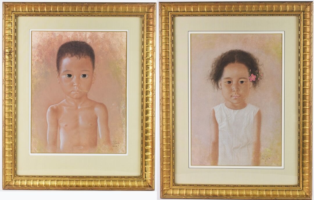 Jean-Charles Bouloc | Portrait of a young Tahitian and Portrait of a ...