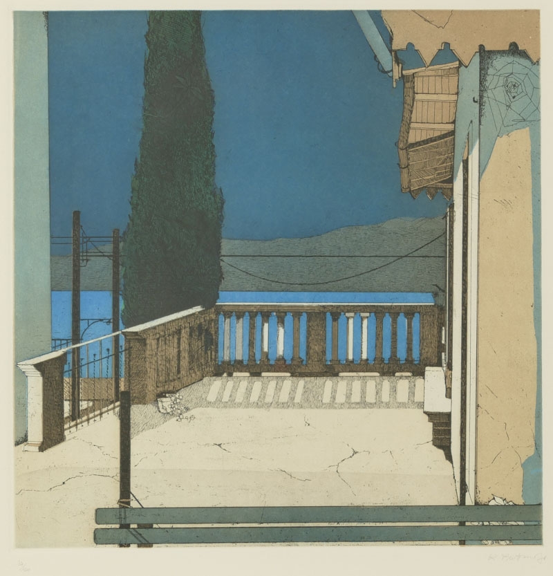 Karl Plattner | TERRAZZA AL LAGO DI GARDA (1978) | MutualArt