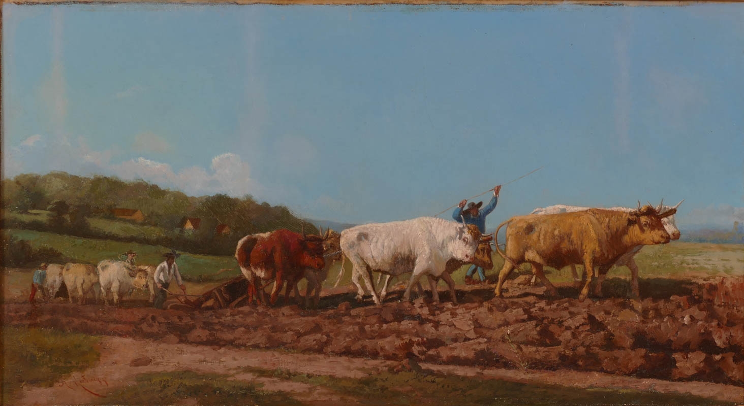 Antonio Matteo Montemezzo | CONTADINI CHE ARANO | MutualArt