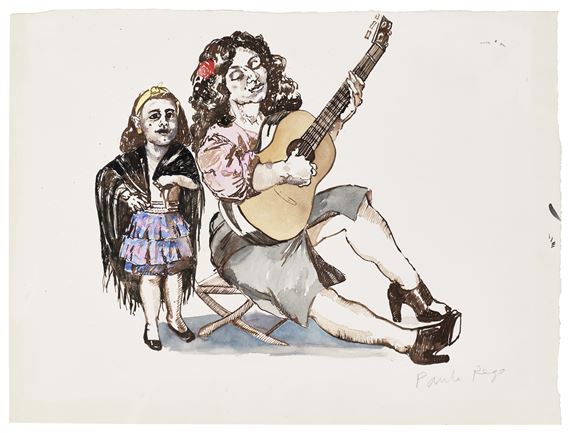 Paula Rego | A Fadista (Circa 1995) | MutualArt