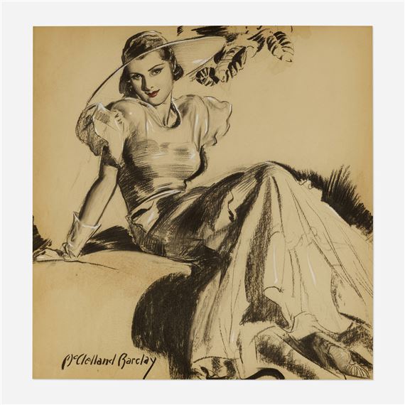 McClelland Barclay | Portrait of a Lady | MutualArt