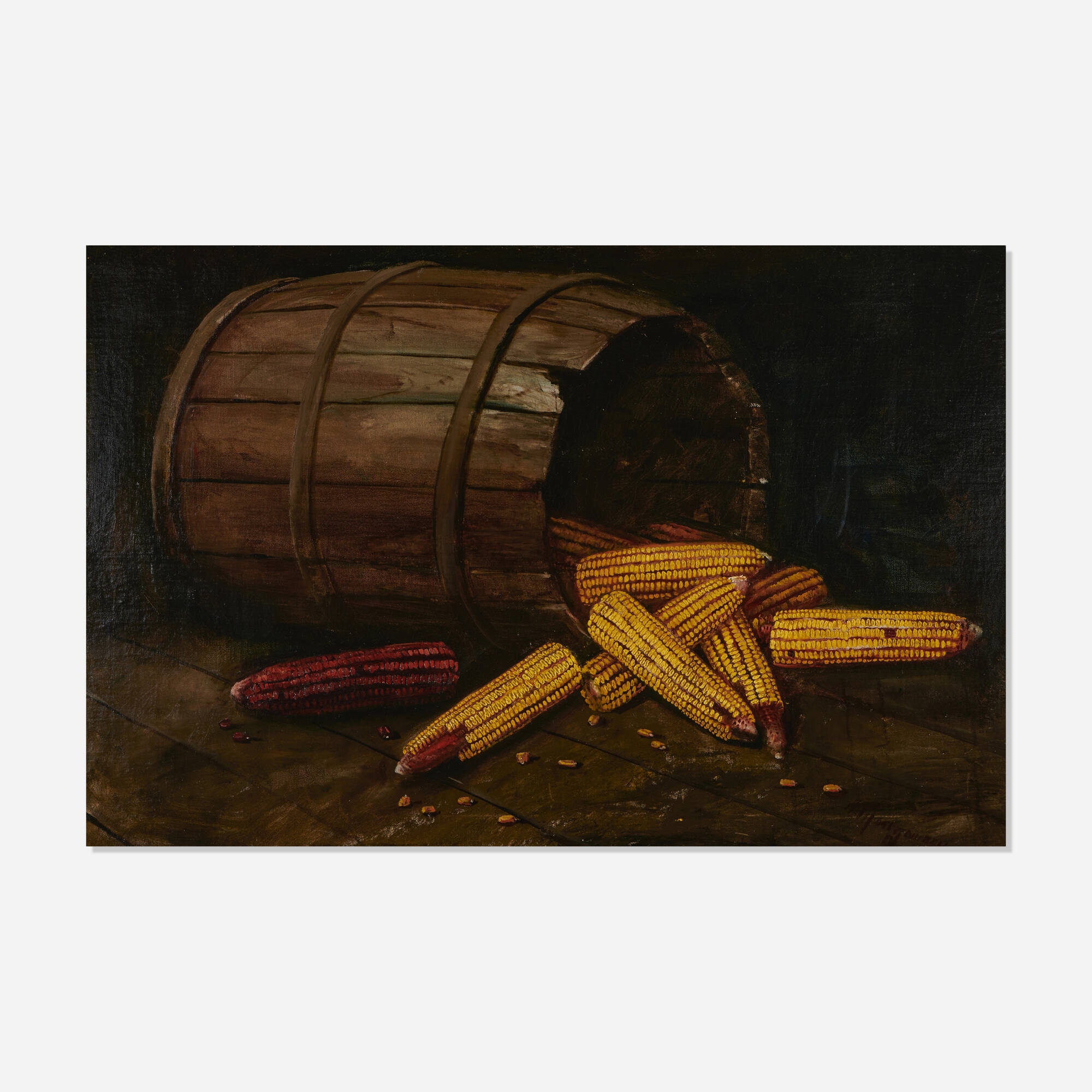 Alfred Montgomery | Barrel and Corn (Circa 1900) | MutualArt