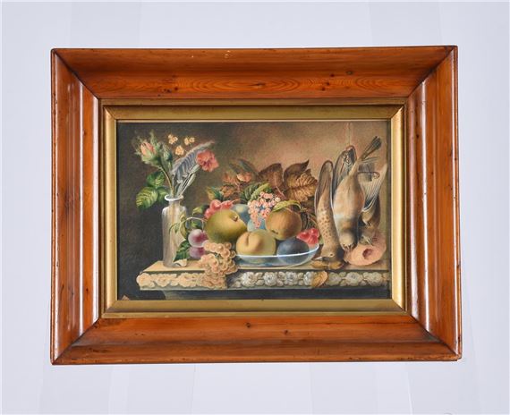 British School, 20th Century | STILL LIFE WITH DEAD GAME AND FRUIT ...