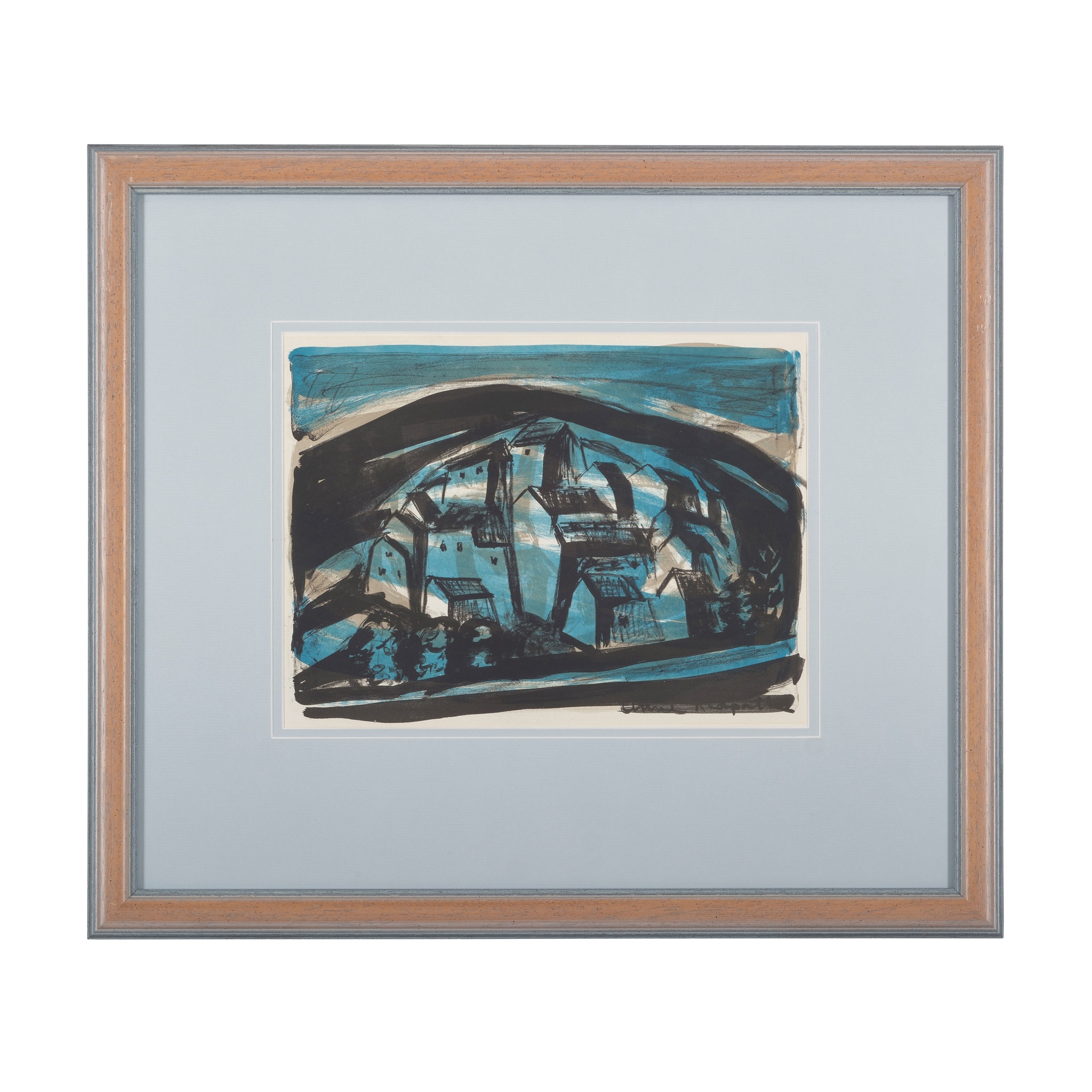 Anne Redpath | A CORSICAN VILLAGE | MutualArt