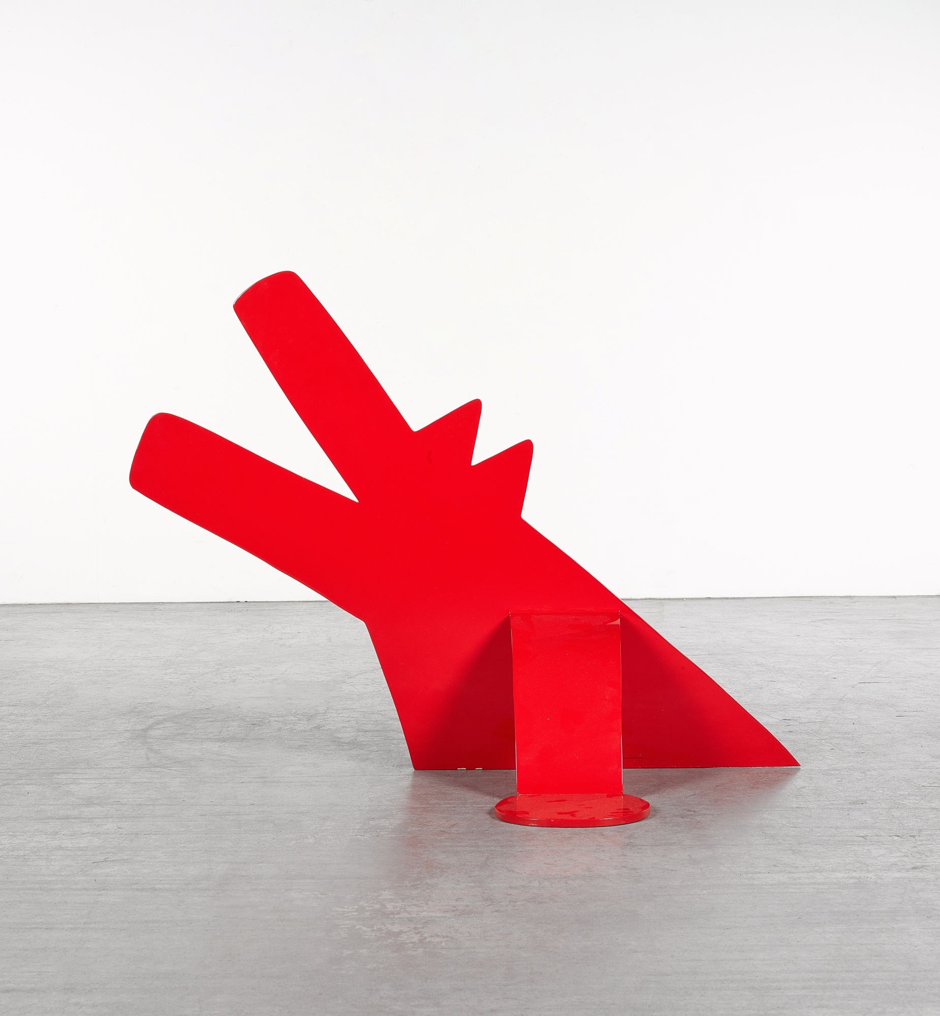 Keith Haring | Red Dog For Landois (1986 - 1987) | MutualArt