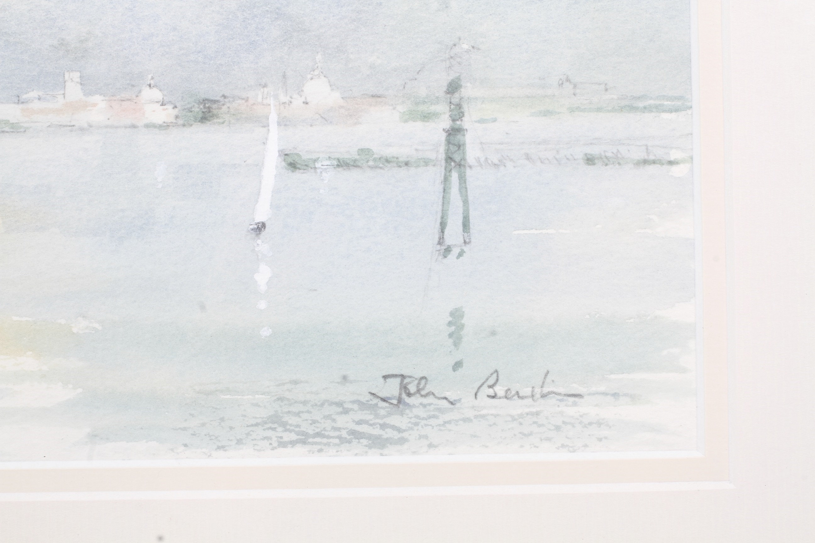 John Bach | Across the lagoon Venice (20th Century) | MutualArt