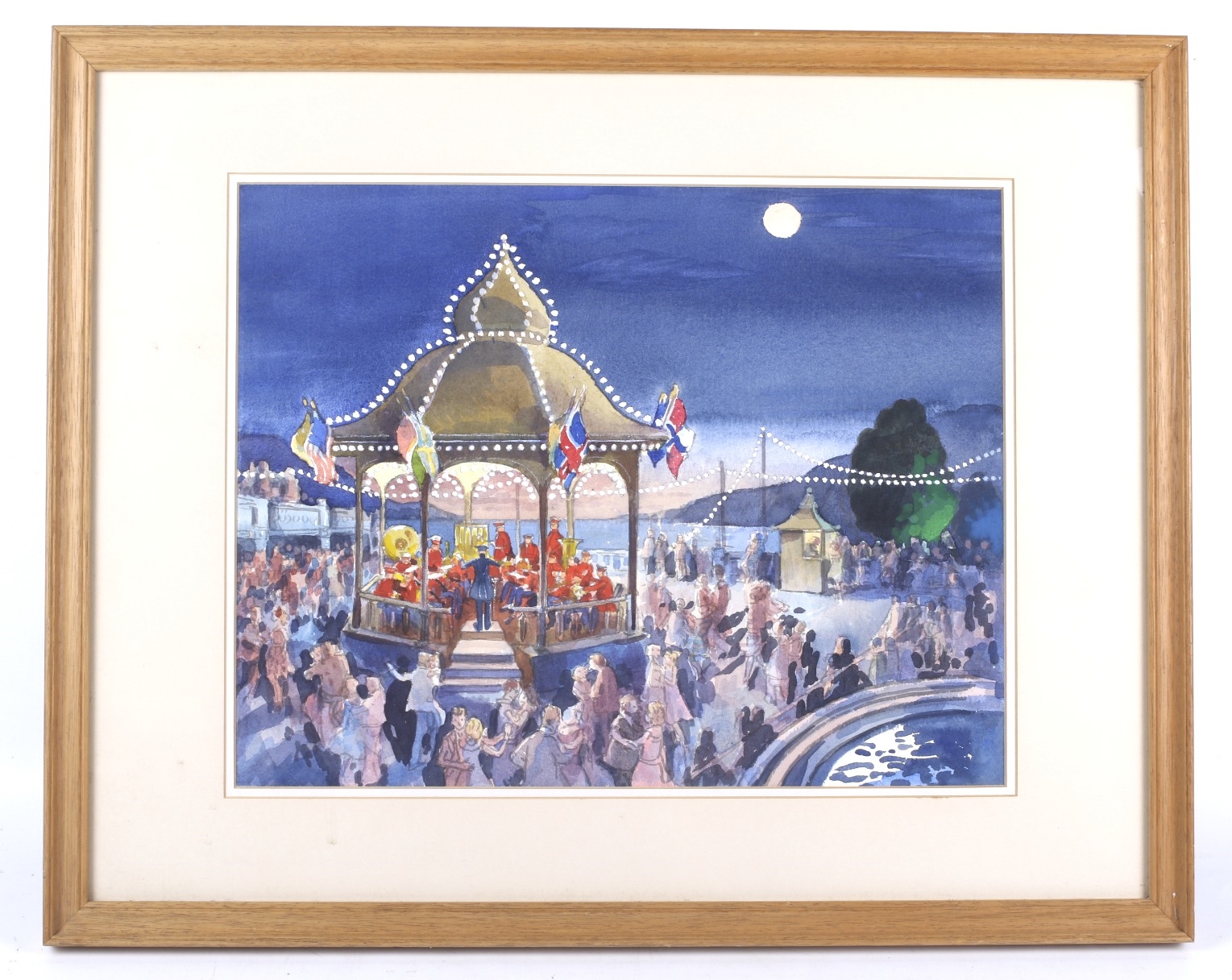 Eric Dawson | Dancers at the Bandstand | MutualArt