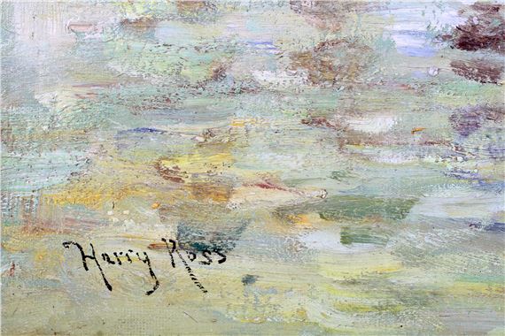 Harry Ross | Pond yacht in the sea shallows | MutualArt