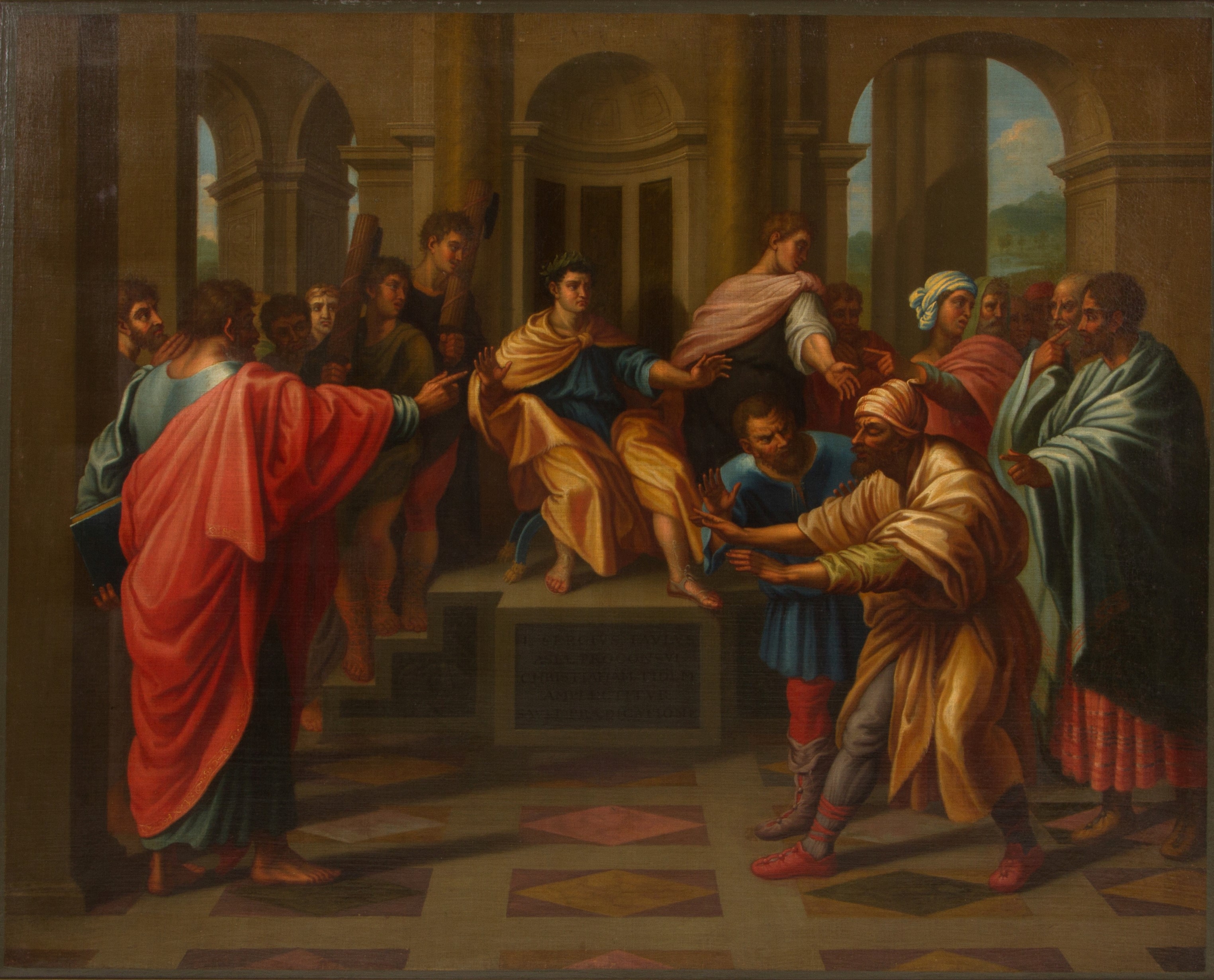 Vincenzo Camuccini | THE BLINDING OF ELYMAS | MutualArt