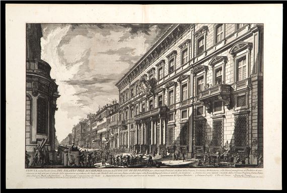 Giovanni Battista Piranesi | VIEW OF THE ACADEMY BUILDING | MutualArt