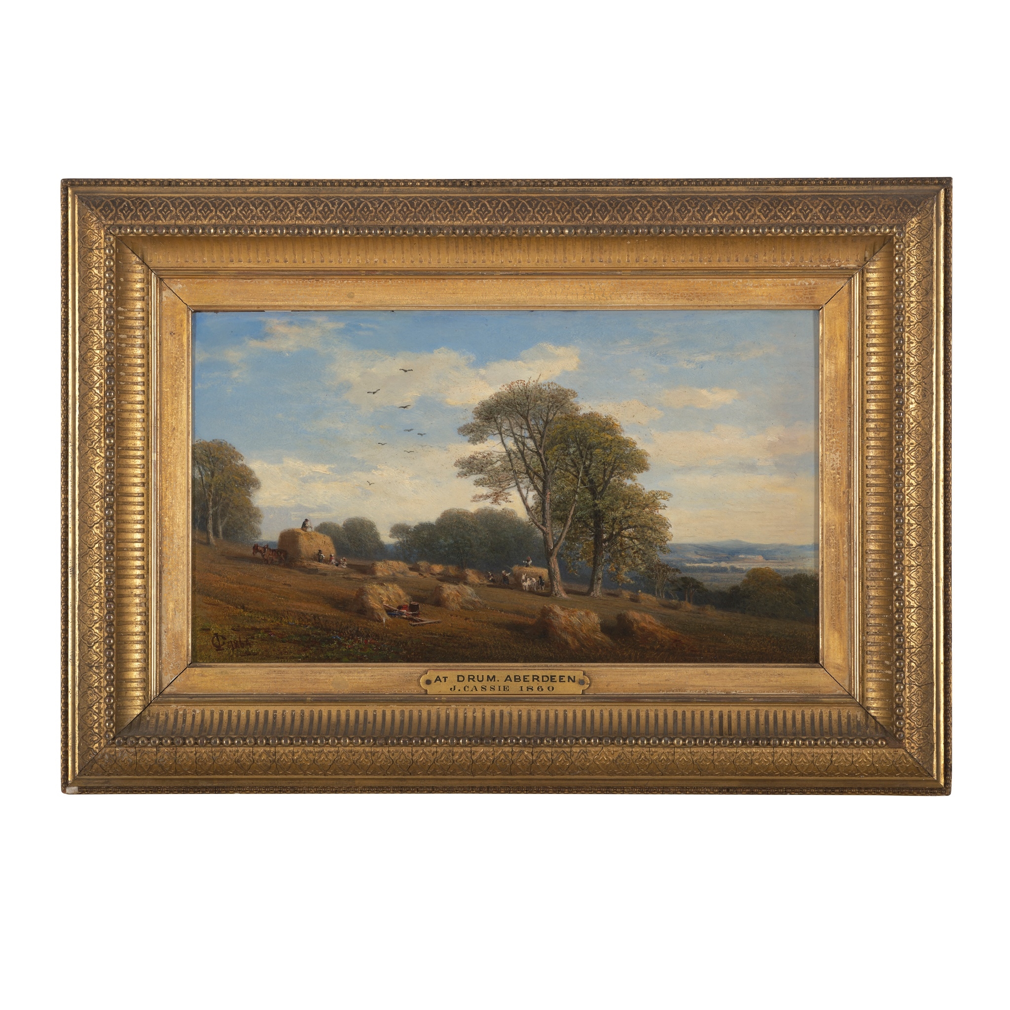 James Cassie | A HARVEST FIELD AT DRUM CASTLE | MutualArt