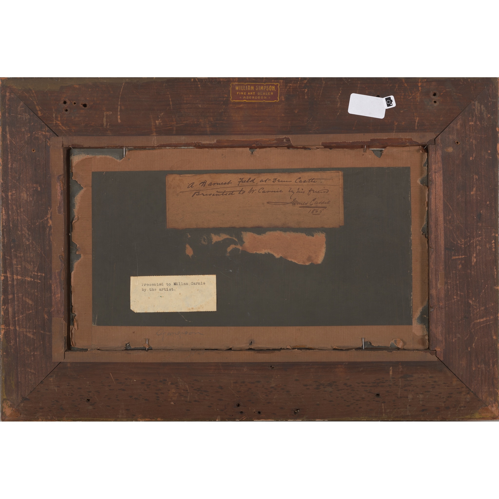 James Cassie | A HARVEST FIELD AT DRUM CASTLE | MutualArt