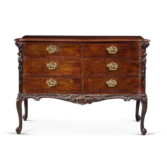Thomas Chippendale | A George III Carved Mahogany Commode in the manner ...