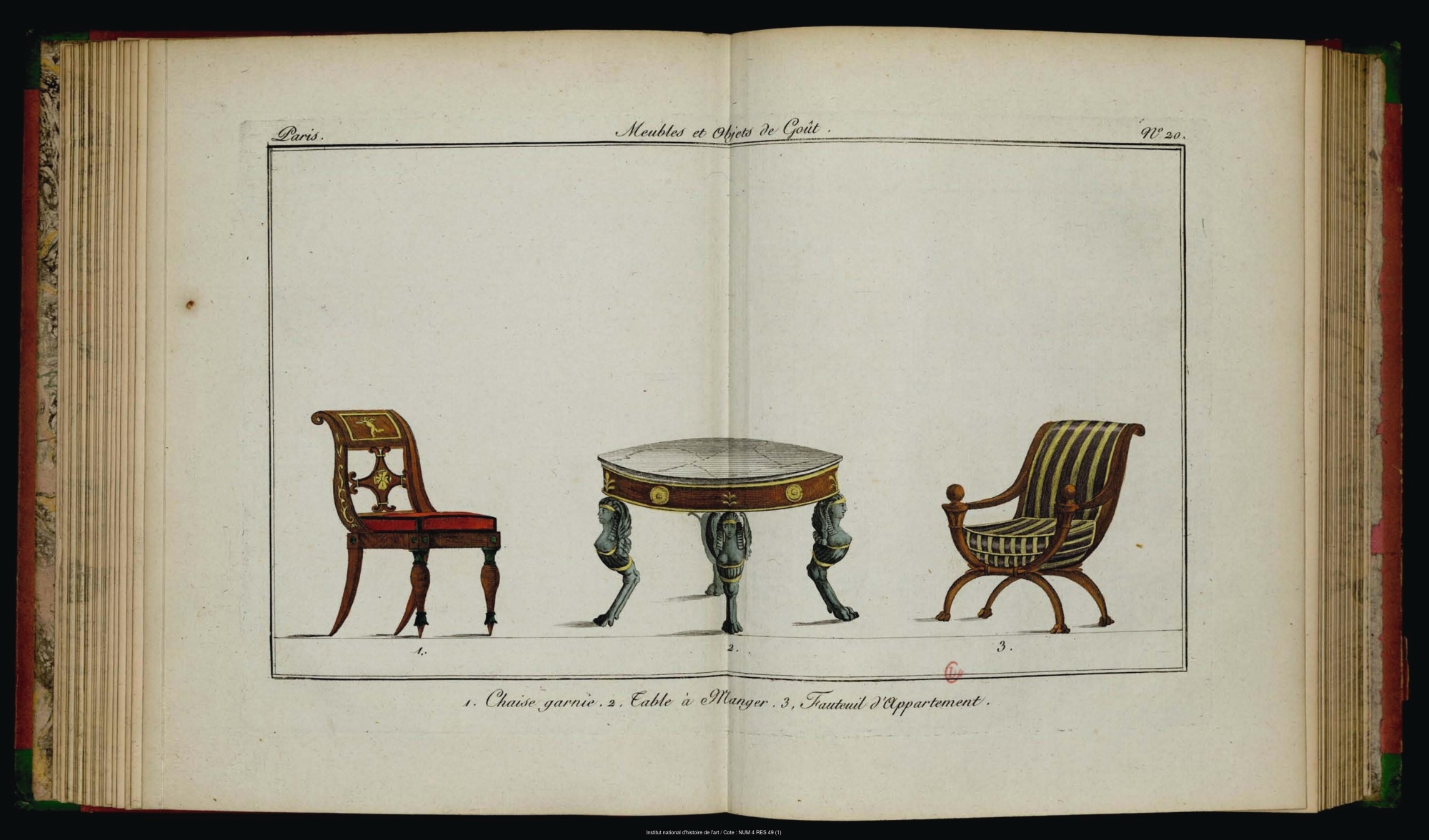Charles Percier | A Set of Four Directoire Mahogany Fauteuils en Curule ...