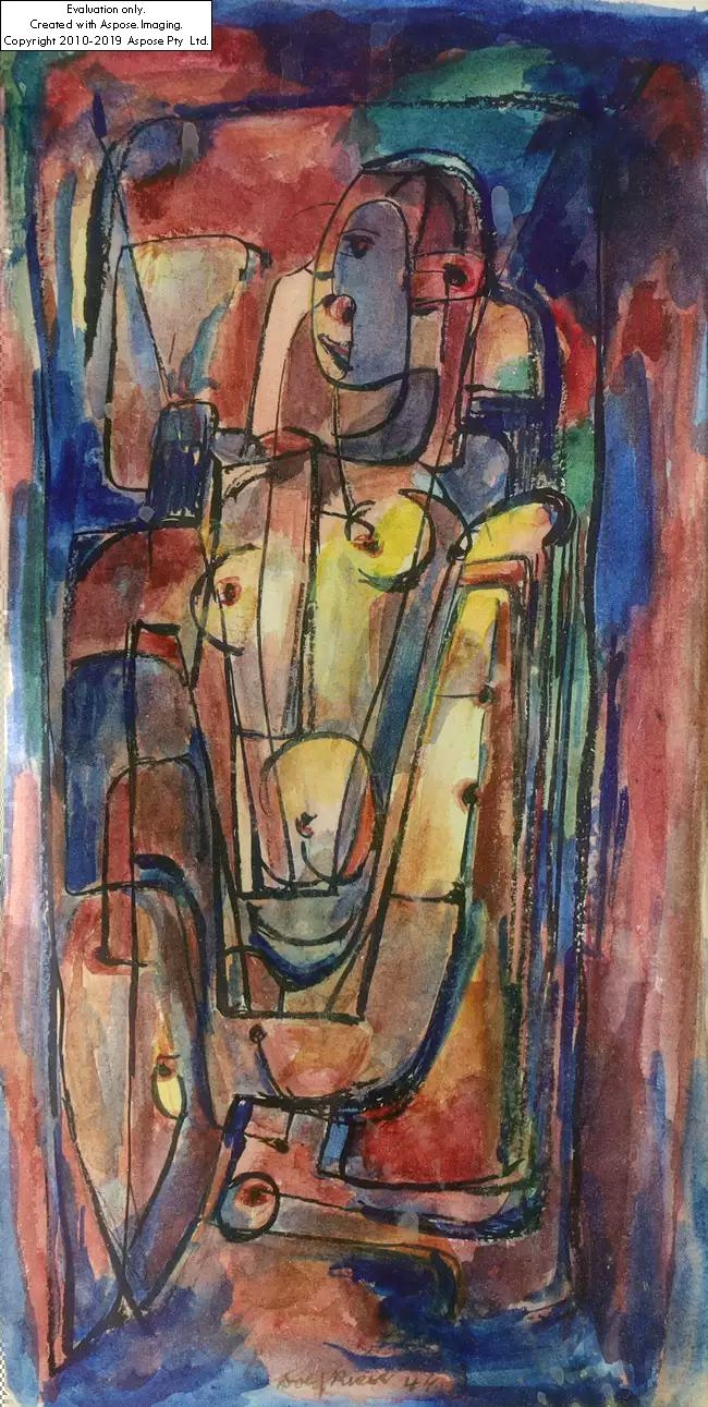 Dolf Eric Rieser | South African 1898-1983 - Female figure (1944 ...