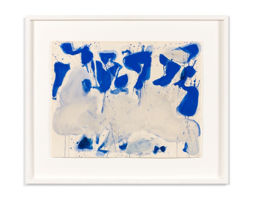 Sam Francis | Blue X (SF60 (1960) | MutualArt