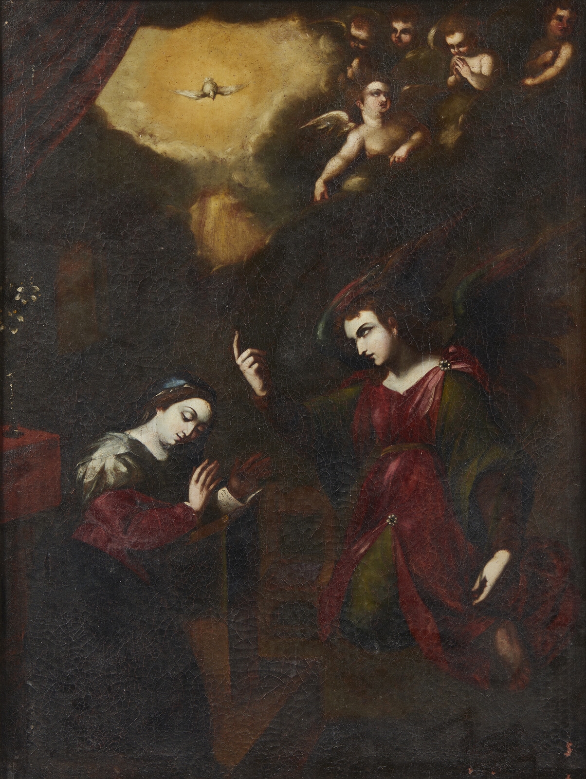 Neapolitan School, 17th Century | Annunciation | MutualArt