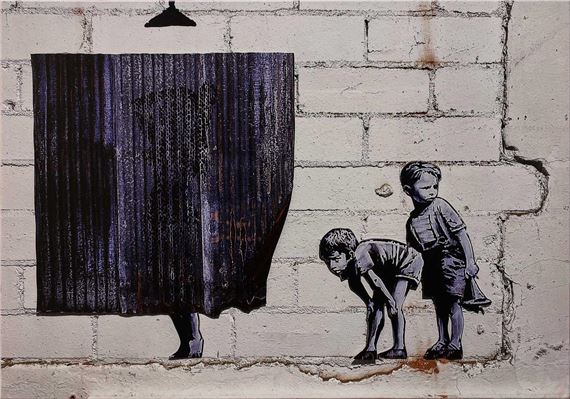 Banksy | Umbrella Girl | MutualArt