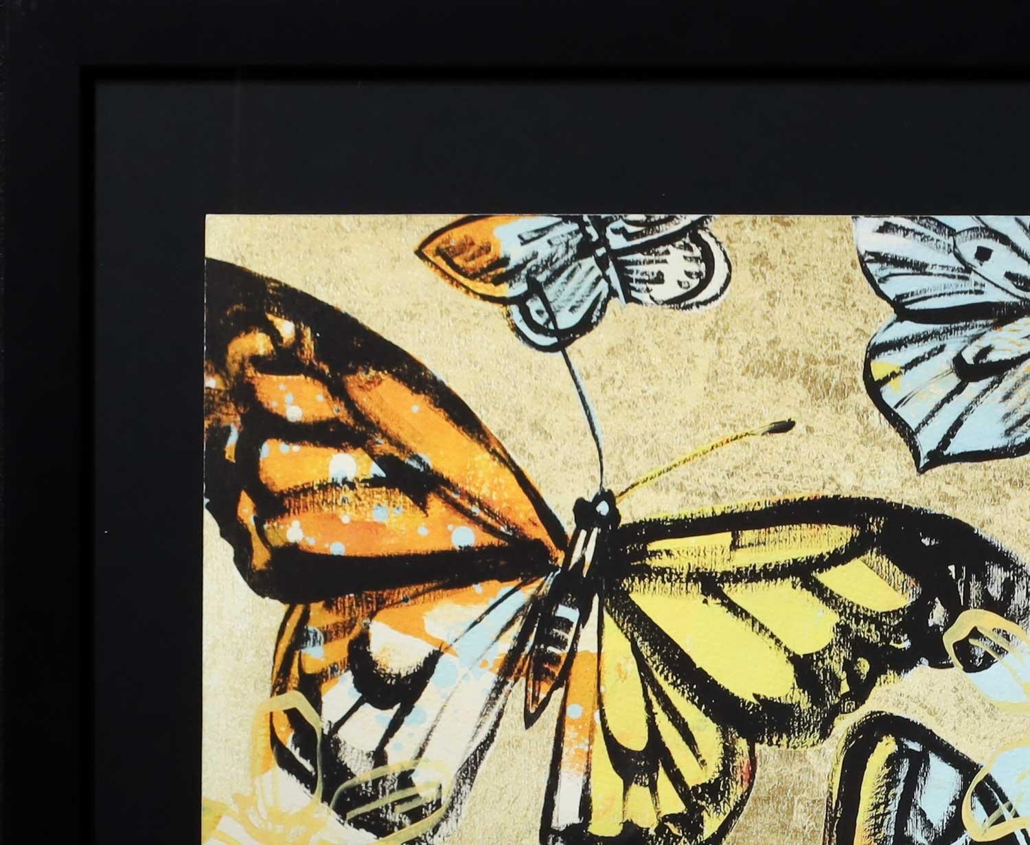 David Bromley | Blue and yellow Butterflies | MutualArt