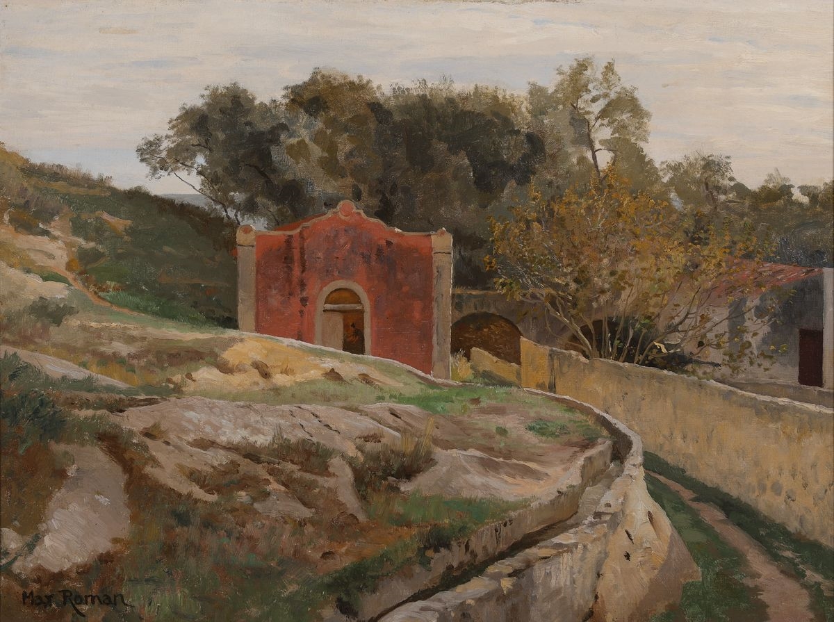 Max Wilhelm Roman | Waschhaus in the Campagna | MutualArt