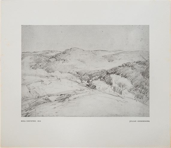 Julian Onderdonk | The Texas Landscape Drawings | MutualArt