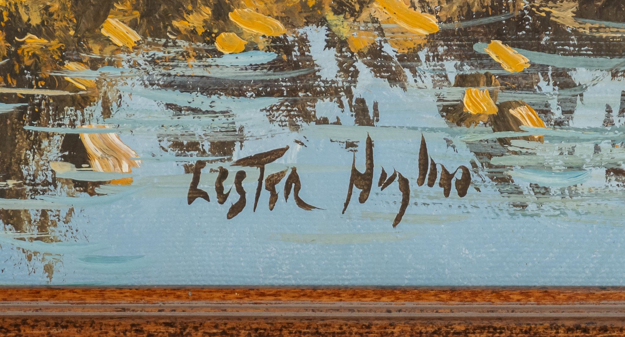 Lester Hughes | Watering the Horses | MutualArt