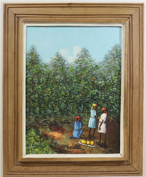 J.b Moricette | Coming Home from the Market, | MutualArt