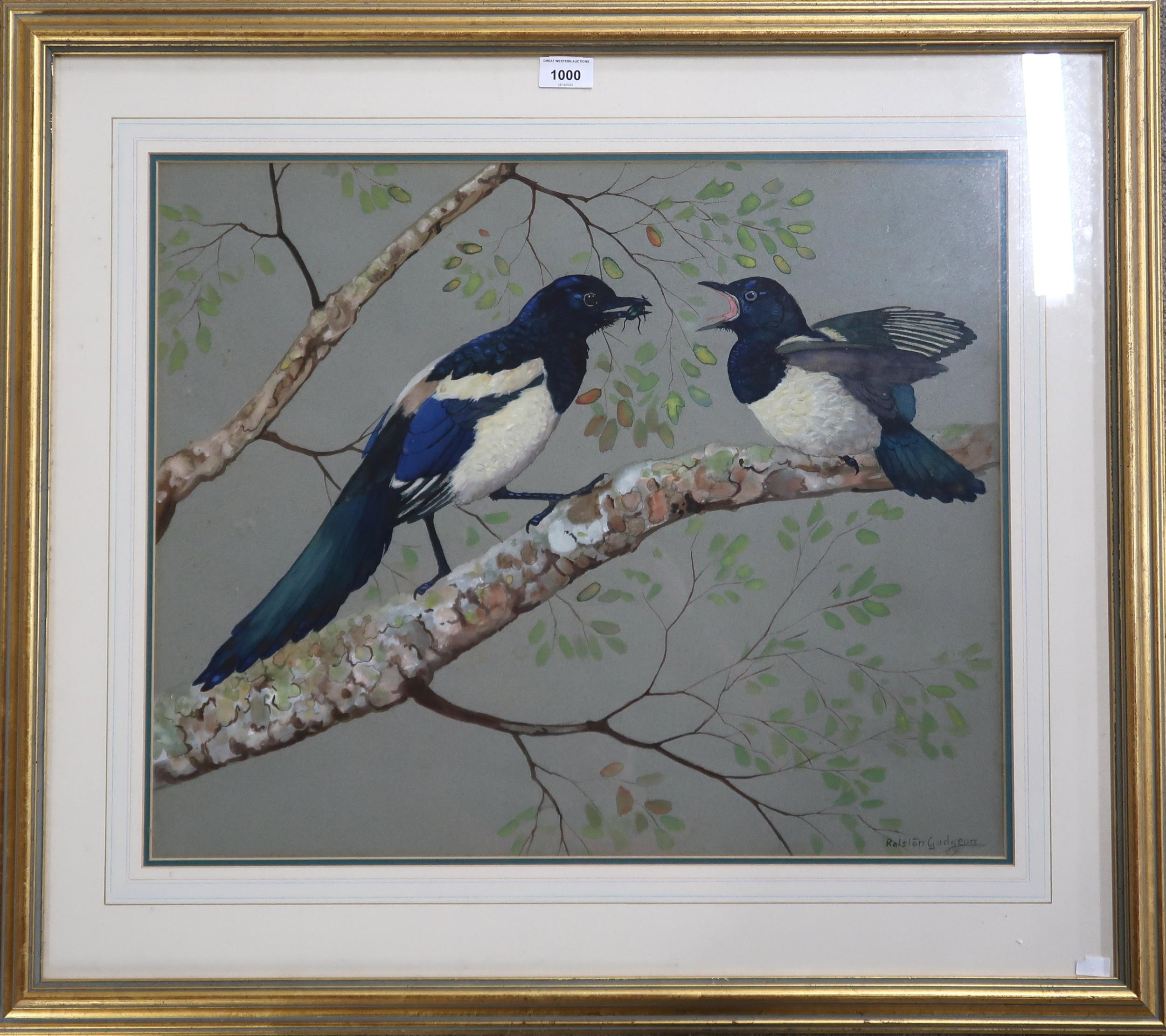Ralston Gudgeon | TWO MAGPIES | MutualArt