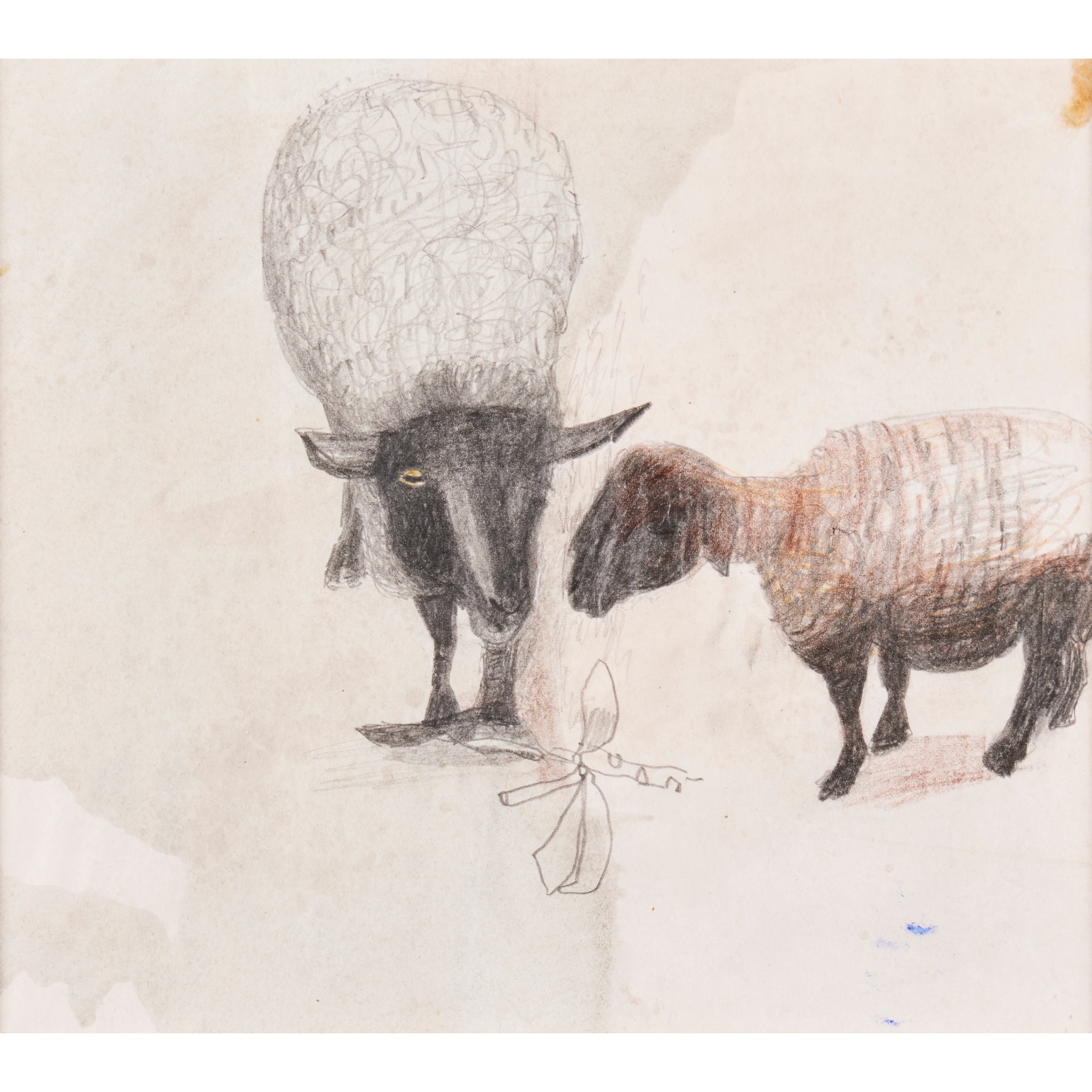 Mary Newcomb | WOMAN AND ORCHARD (1960) | MutualArt