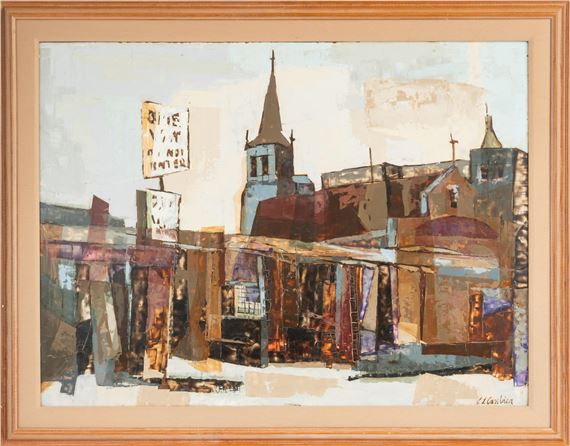 Cecil Lang Casebier | San Antonio Scene (St. Joske's) | Compare similar ...