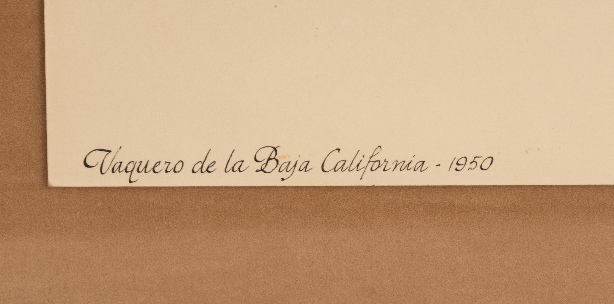 Jose Cisneros | Vaquero de la Baja California, 1950 (1950) | MutualArt