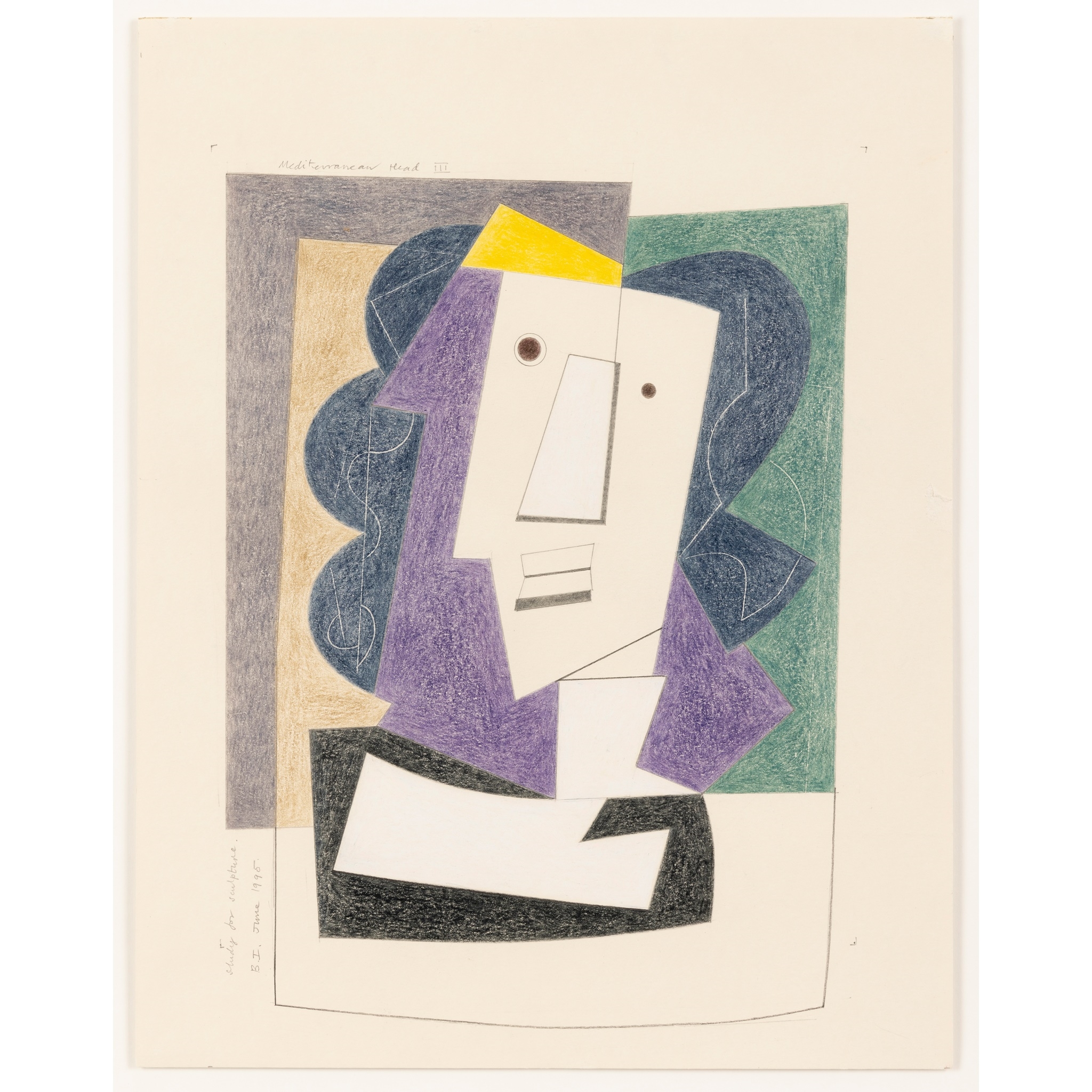 Bryan Ingham | Study for Sculpture - Mediterranean Head III | MutualArt