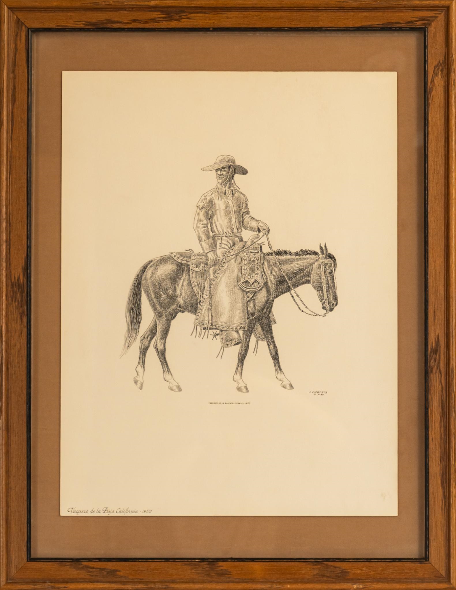 Jose Cisneros | Vaquero de la Baja California, 1950 (1950) | MutualArt